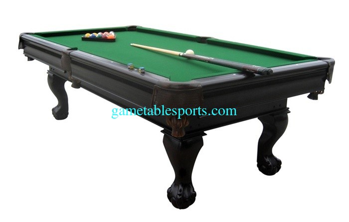 Solid Wood Modern 8 Foot Pool Table , Billiard Pool Table MDF Painting ...