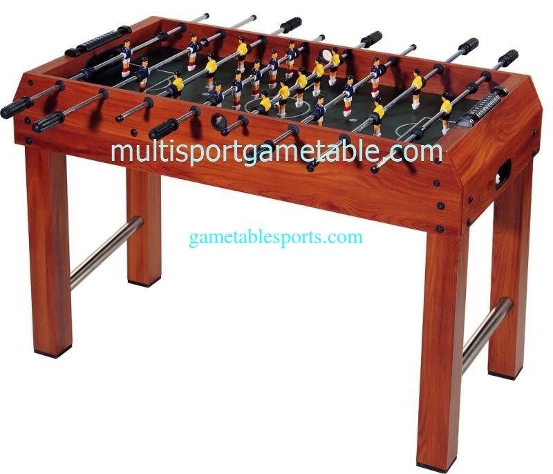 48 Inch Football Table Wood Soccer Game Table With Wood Color PVC ...