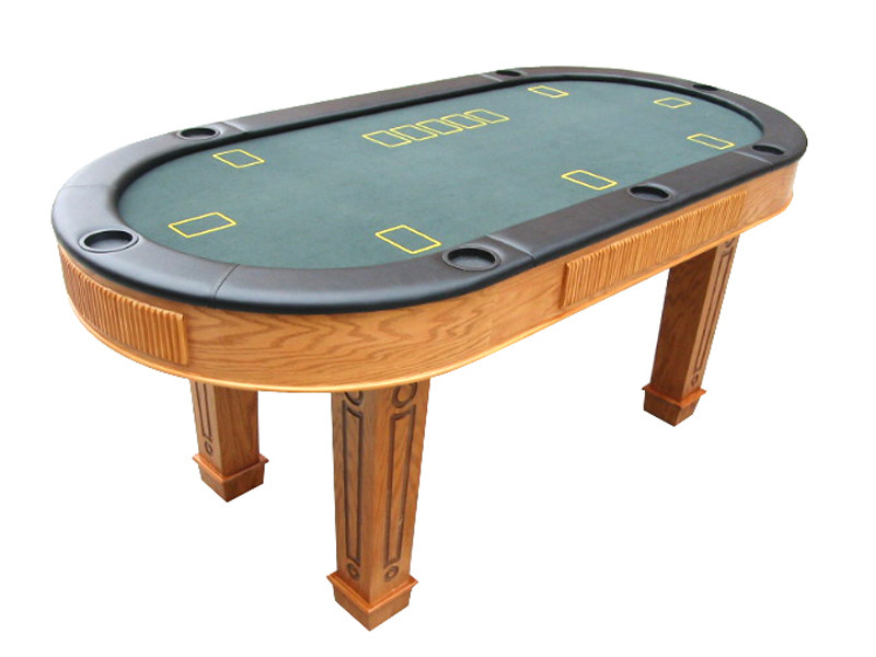 Modern Poker Game Table MDF Durable Card Playing Table With Cup Holder