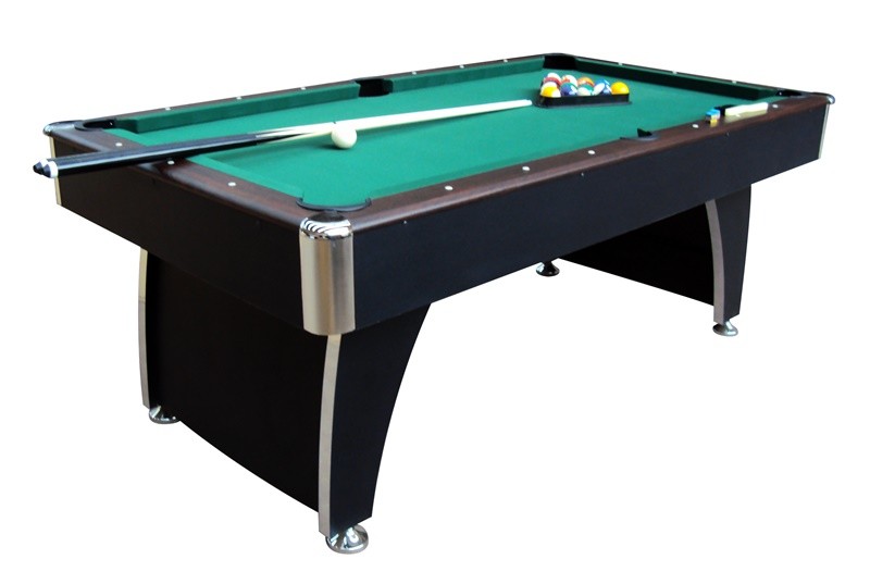 Solid Wood American Pool Table , Indoor Pool Table With Conversion Top