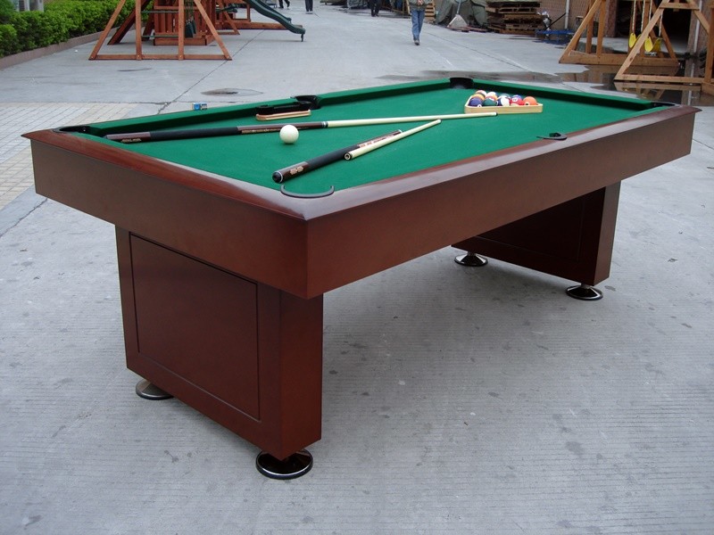 Attractive Billiards Game Table Solid Wood Full Size Pool Table For ...