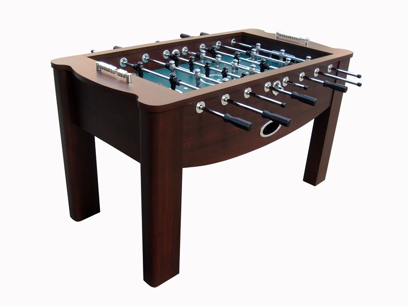 Chromed Steel Rod Deluxe 5FT Football Table Wooden Soccer Table For Indoor