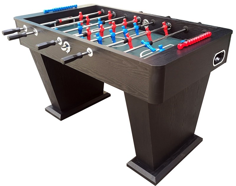 5FT Soccer Table Wood Football Table With Telescopic Play Rods