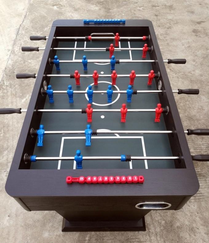 5FT Soccer Table Wood Football Table With Telescopic Play Rods